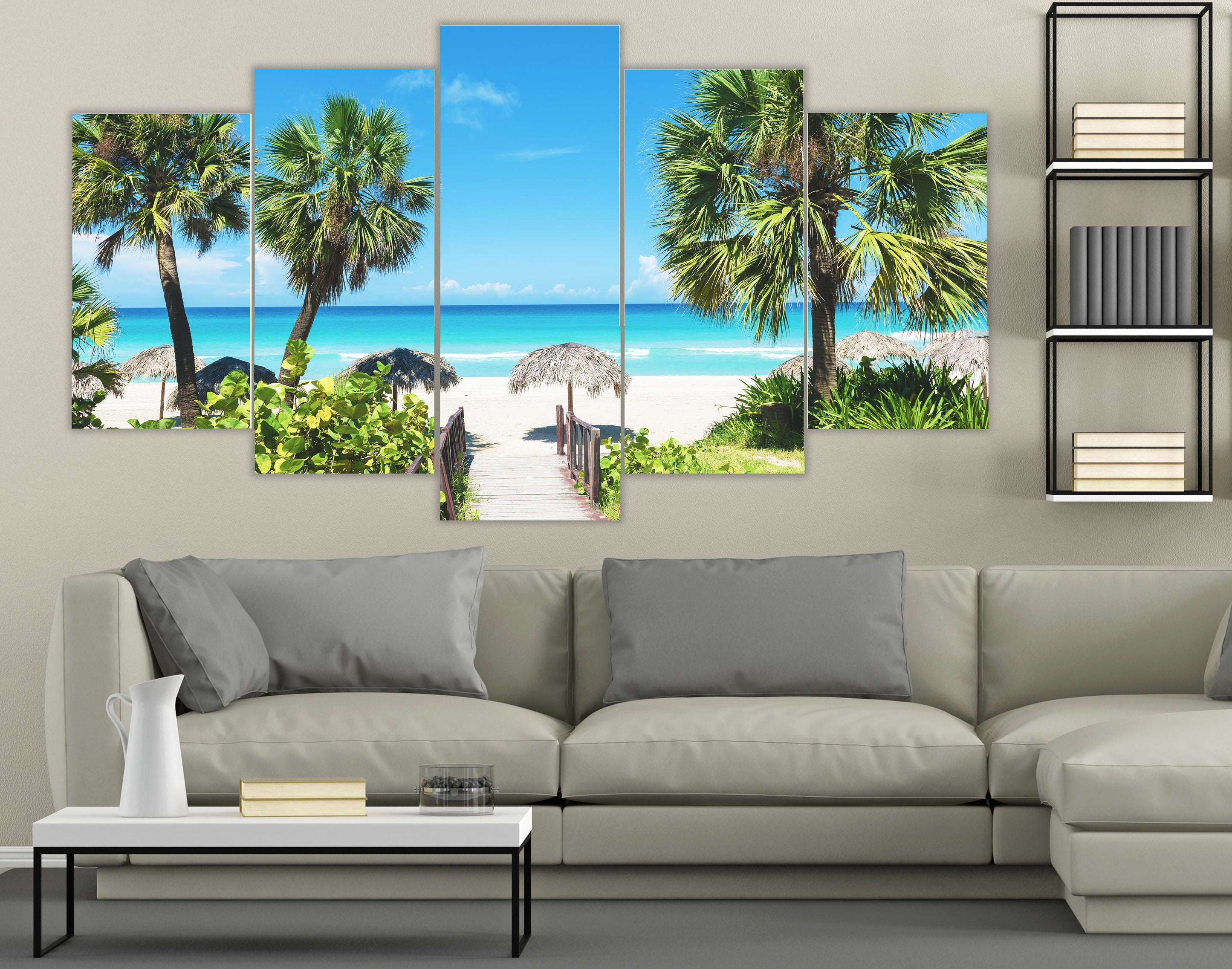 Limited Edition 5 Piece Beautiful Beachscape Canvas – The Beach Canvas
