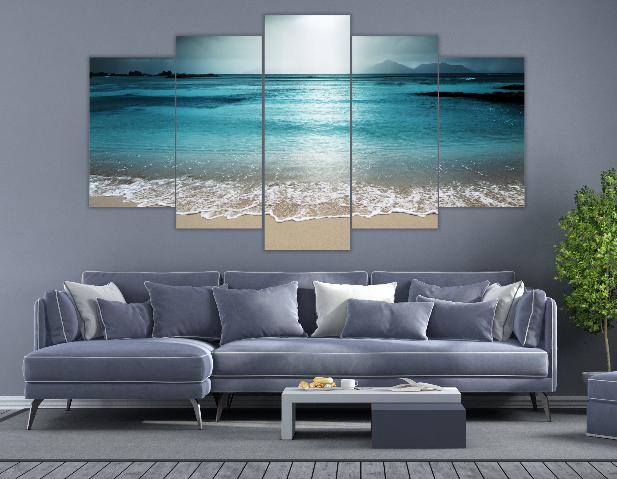 Limited Edition 5 Piece Ocean Canvas – The Beach Canvas